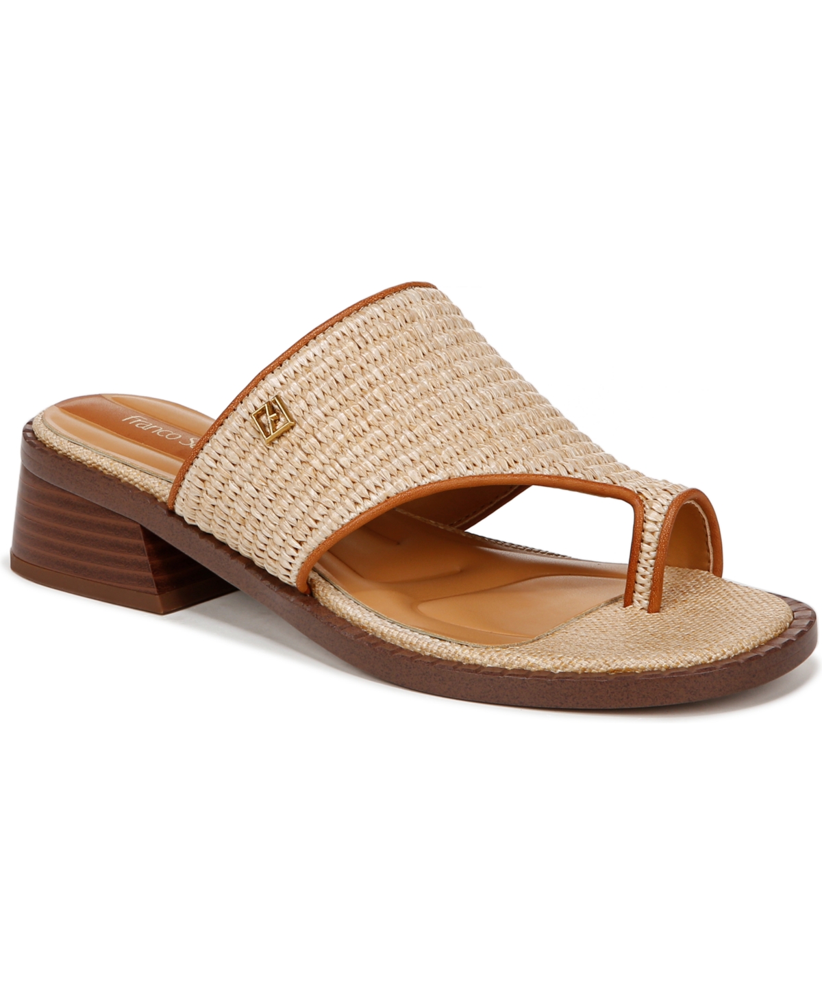 Click here for Franco Sarto Womens Sia Toe Loop Block Heel Slide... prices