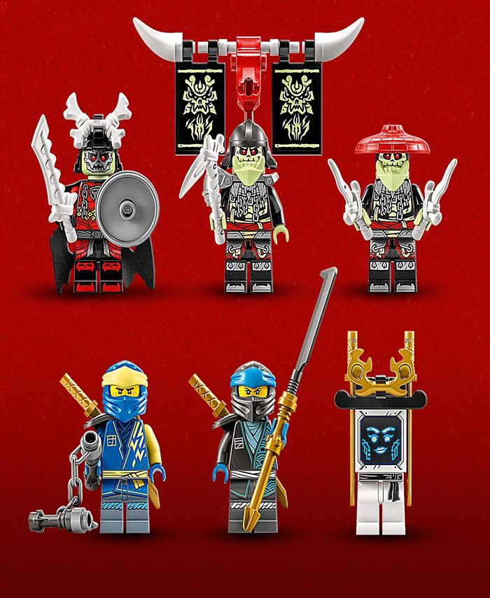 LEGO® Ninjago Jay's Titan Mech 71785 Building Toy Set with Jay, Nya, Bone King, Bone Knight and ...
