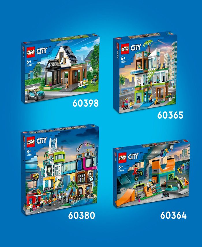 LEGO® City 60363 Toy Ice Cream Shop Building Set with Minifigures - Macy's