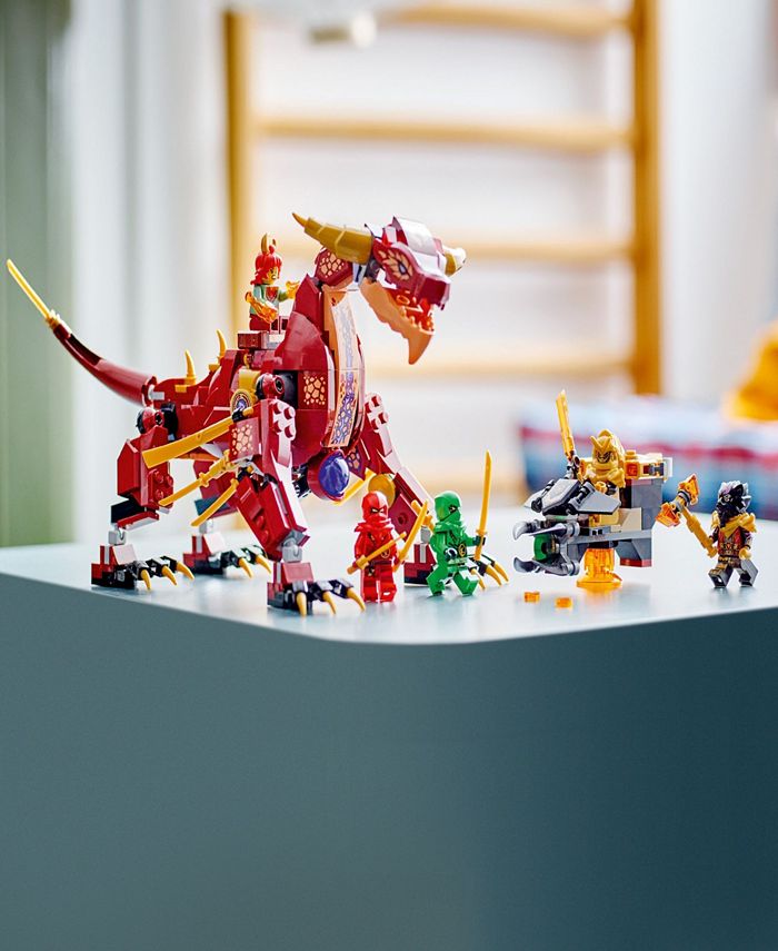 LEGO® Ninjago 71793 Heatwave Transforming Lava Dragon Toy Building Set ...