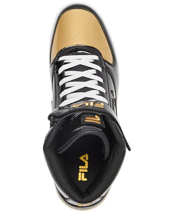 Fila Men's A-High Patent Leather High Top Casual Sneakers from Finish ...