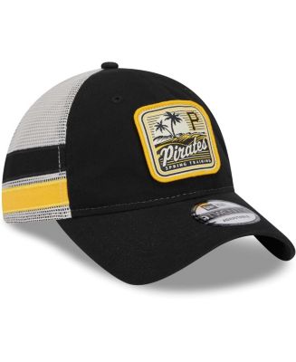 Men's New Era Black, White Pittsburgh Pirates Spring Training Striped ...