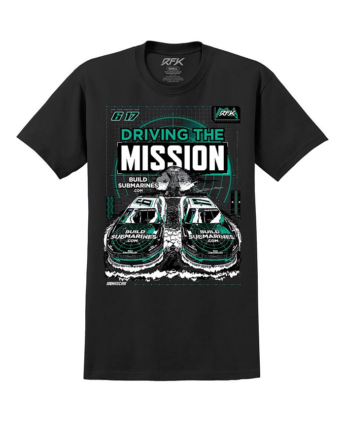 E2 Apparel Men's Black Roush Fenway Racing BuildSubmarines.com Driving ...