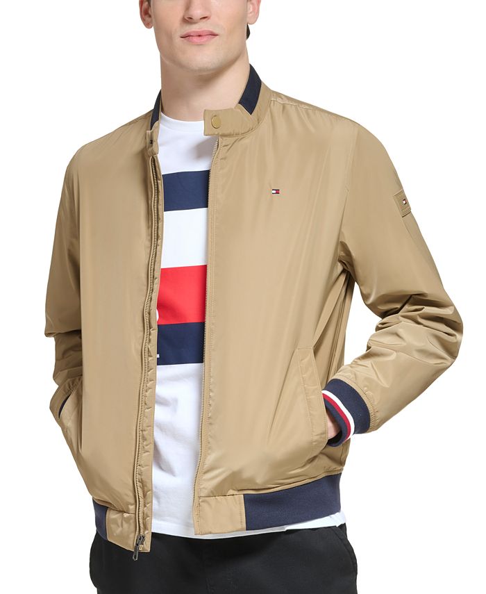 Tommy Hilfiger Men's Lightweight Spring Bomber Jacket - Macy's