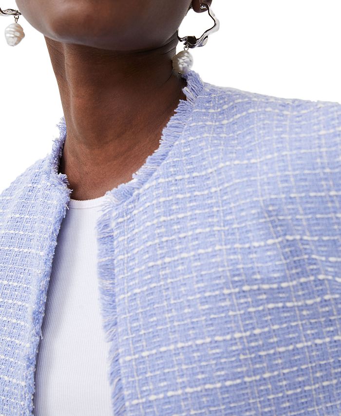 French Connection Women's Effie Boucle Open Front Jacket - Macy's