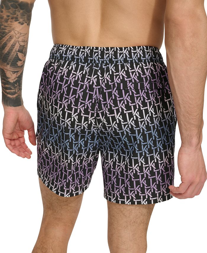 KARL LAGERFELD PARIS Karl Lagerfeld Men's Modern Euro Printed Stretch 5 ...