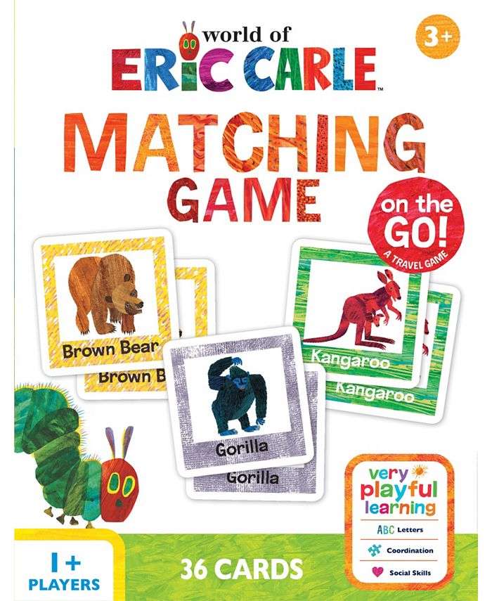 MasterPieces Puzzles MasterPieces World of Eric Carle Matching Travel ...