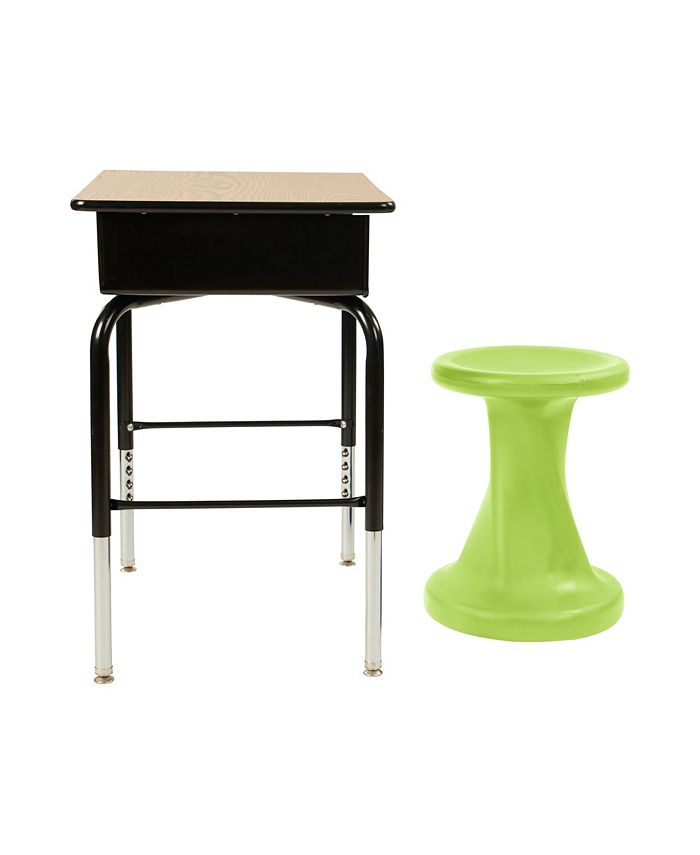 ECR4Kids Twist Wobble Stool, 18in Seat Height, Hunter Green - Macy's