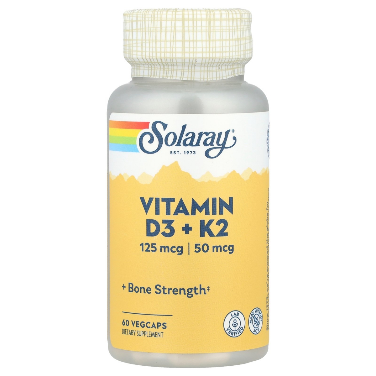 Click here for Solaray Vitamin D3 + K2 - 60 VegCaps - Assorted Pr... prices