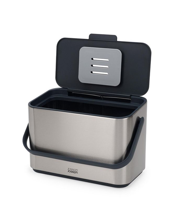 Joseph Joseph Collect 4-Liter Stainless Steel Compost Caddy with ...