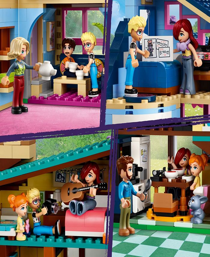 LEGO® Friends Olly and Paisley's Family Houses Toy for Kids 42620, 1126 ...