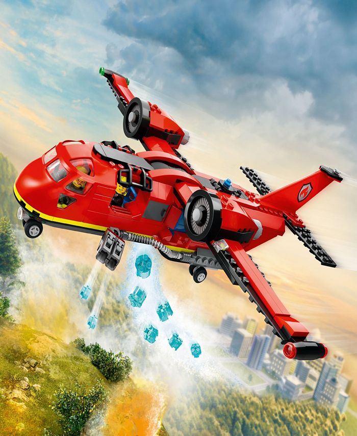 LEGO® City Fire Rescue Plane Toy for Kids Set 60413, 478 Pieces - Macy's