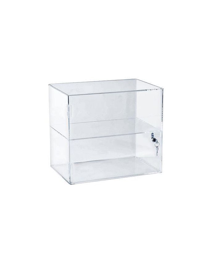 Azar Displays Acrylic Lockbox Countertop Display Case 14" wide - Macy's