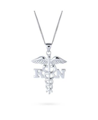 Bling Jewelry Angel Wings Stethoscope Symbol of Registered RN Nurse ...