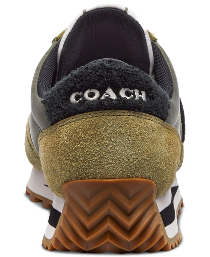 COACH Men's Runner Hairy Suede Sneakers - Macy's