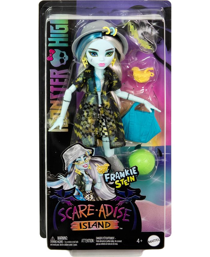 Monster High Scare-Adise Island Frankie Stein Fashion Doll with ...