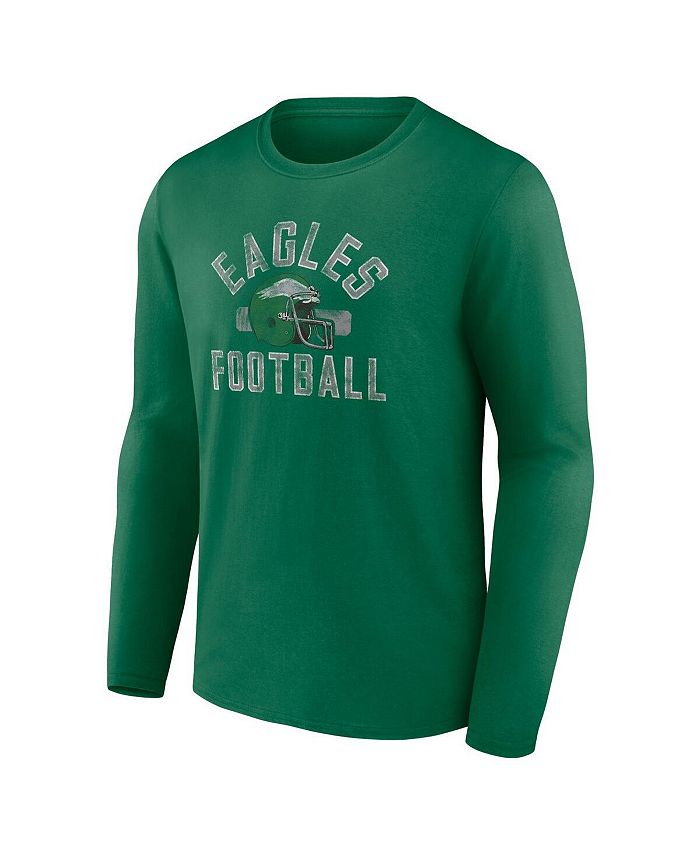 Fanatics Men's Kelly Green Distressed Philadelphia Eagles Gridiron ...