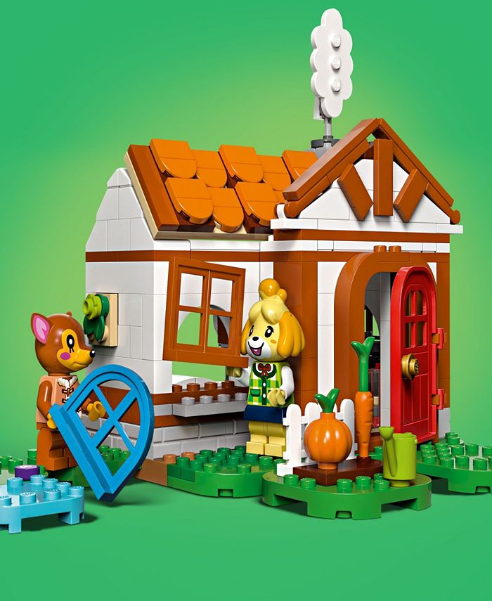 LEGO® LEGO Animal Crossing Isabelle's House Visit 77049 Toy Building Set, 389 Pieces - Macy's