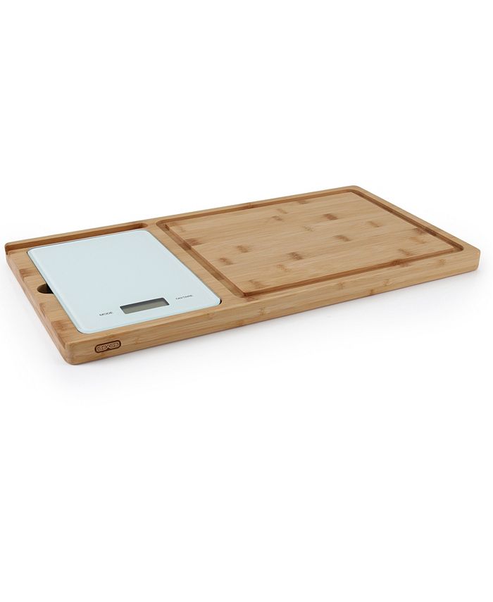 Dexas Prep-Tech Bamboo 20" x 10.5" Cutting Board and Kitchen Scale - Macy's