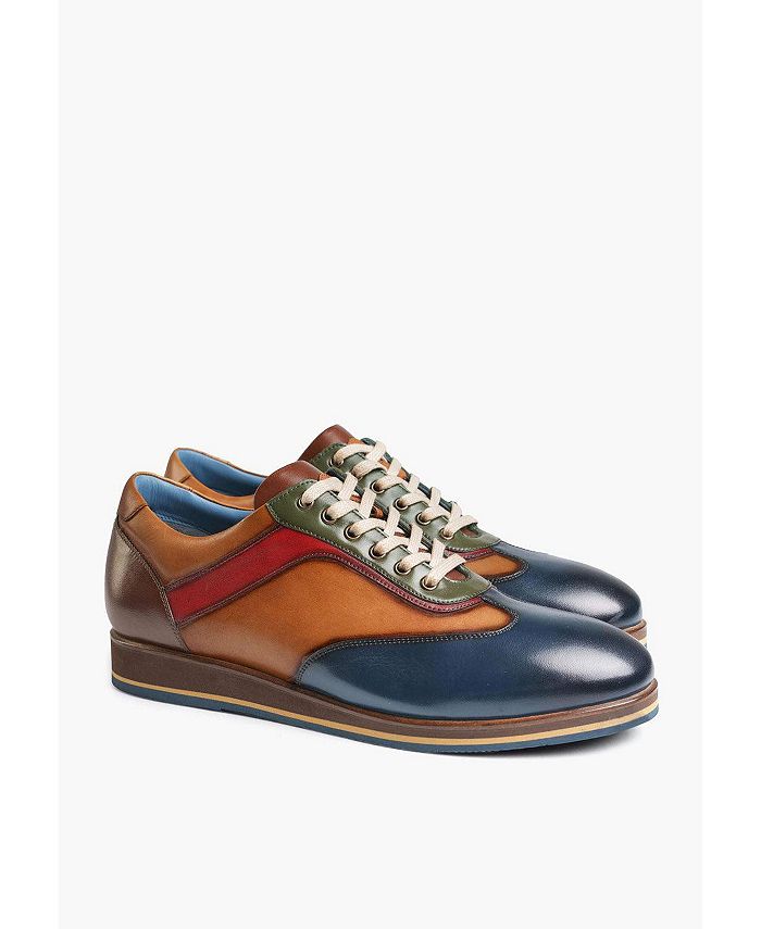 Sepol Denver Men's Leather Sneaker - Macy's