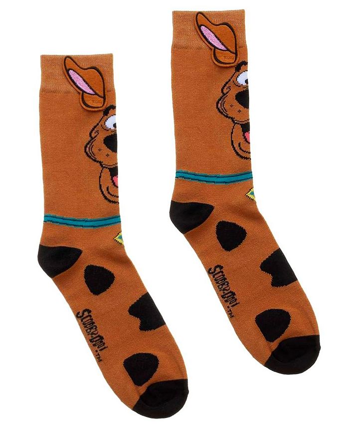 Scooby-Doo Socks Unisex Adult Crew Socks with Scooby Ears - Macy's