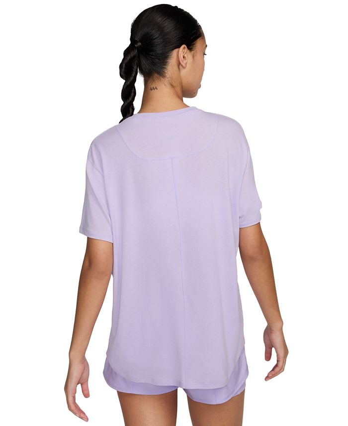 Nike Women's One Relaxed Dri-FIT Short-Sleeve Top - Macy's