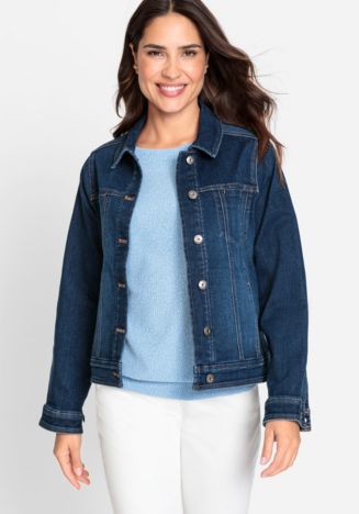 Olsen Women's Power Stretch Denim Jacket - Macy's