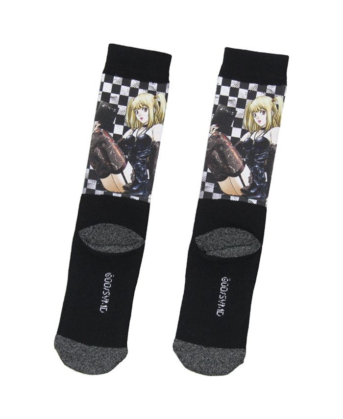 Death Note Socks Anime Manga Unisex Misa Amane Mid-Calf Athletic Crew ...