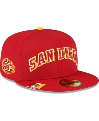 Men's New Era Red San Diego Padres City Flag 59FIFTY Fitted Hat - Macy's