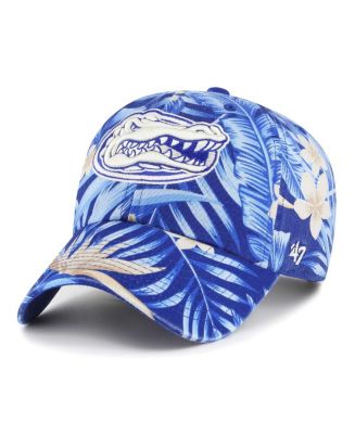 Men's '47 Brand Royal Florida Gators Tropicalia Clean Up Adjustable Hat ...