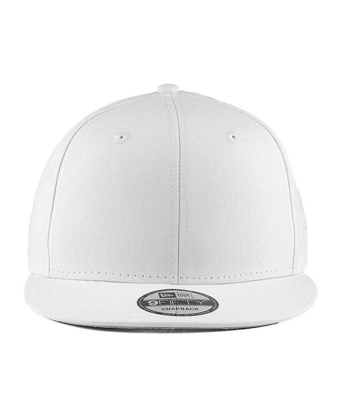 New Era Men's White Custom 9FIFTY Adjustable Hat - Macy's