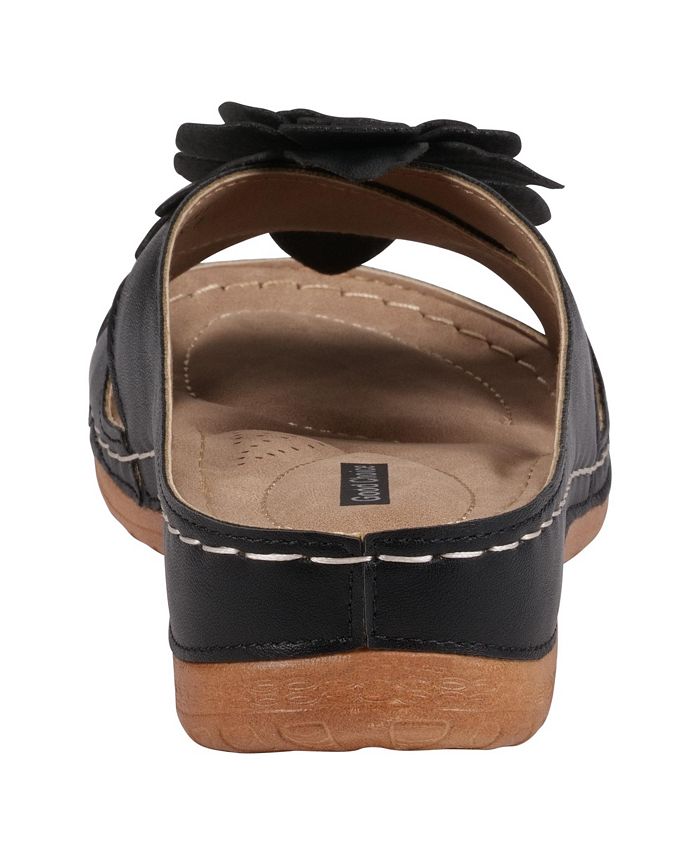 GC Shoes Women's Joy Flower Rosette Comfort Sandals - Macy's