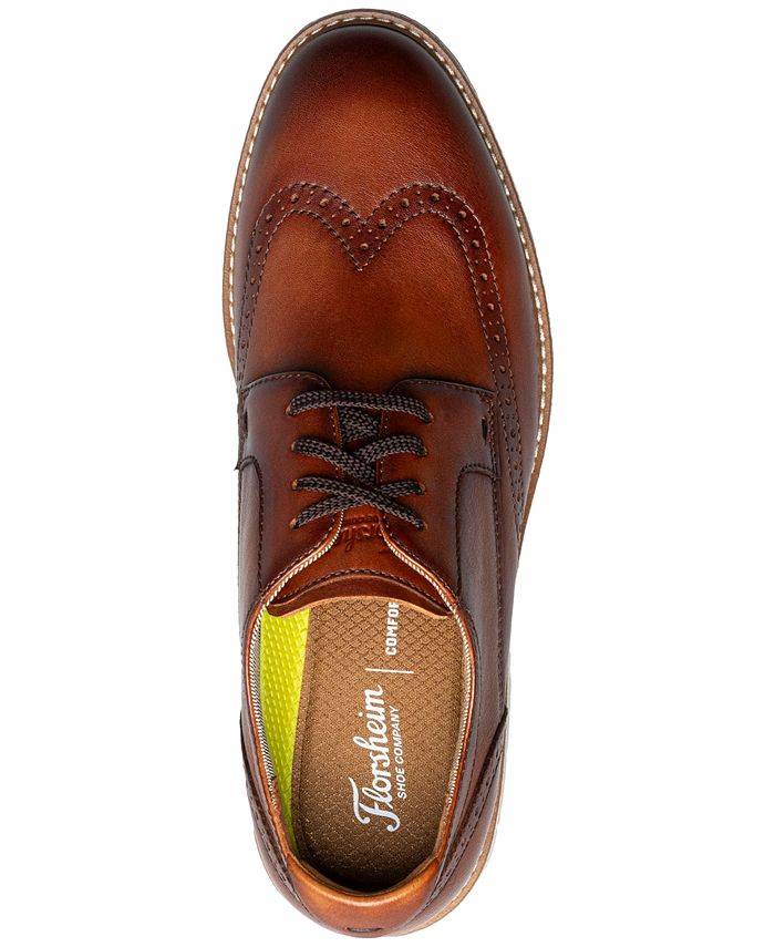 Florsheim Men's Vibe Lace-Up Wingtip Oxford Shoes - Macy's
