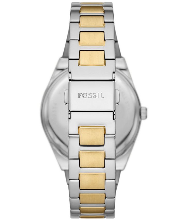 Fossil Women's Scarlette Three-Hand Two-Tone Stainless Steel Watch 38mm ...