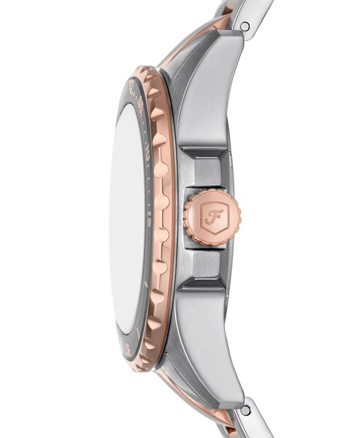 Fossil Women's Blue Dive Three-Hand Two-Tone Stainless Steel Watch 36mm ...