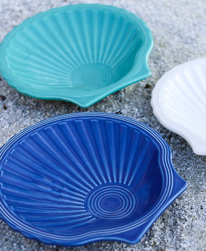 Fiesta Sky Shell-Shaped Plate - Macy's