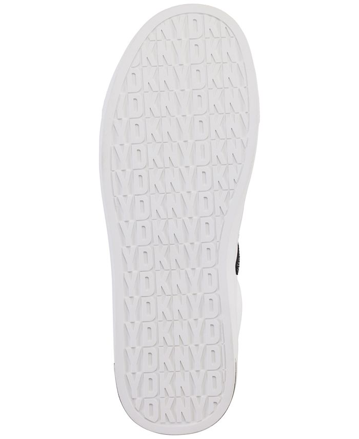 DKNY Abeni Rhinestone Logo Low Top Sneakers - Macy's