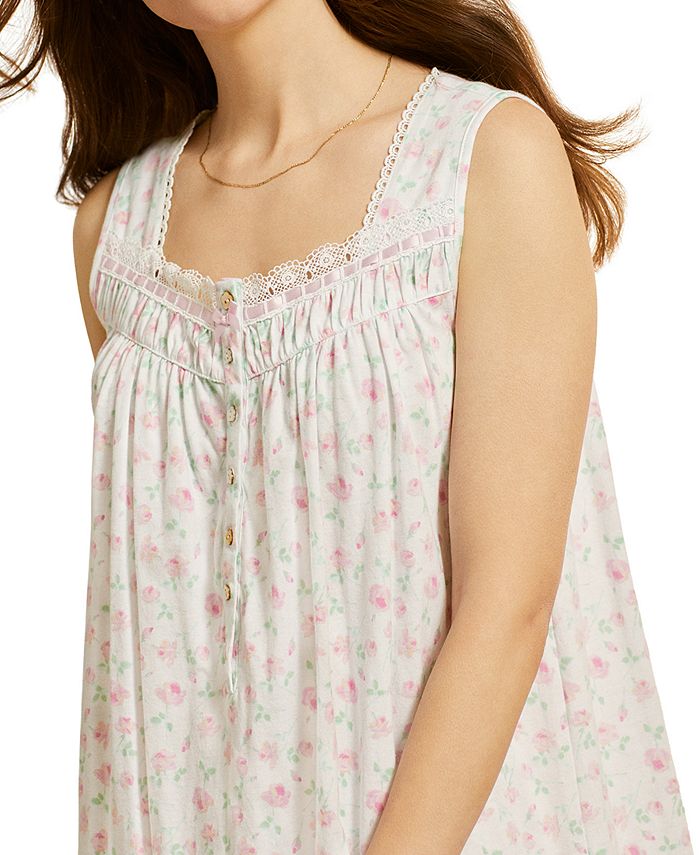 Eileen West Women's Embellished Ruffled Floral Chemise - Macy's