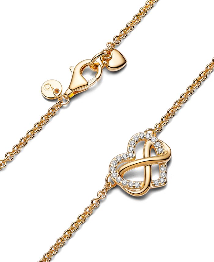 Pandora Sparkling Infinity Heart Collier Necklace - Macy's