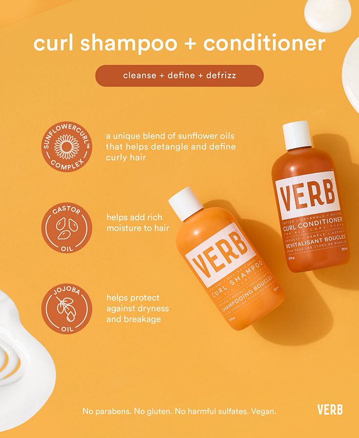 Verb Curl Shampoo, 12 oz. - Macy's