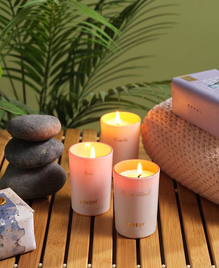 Lovery 12-Pc. Unique Scented Aromatherapy Soy Candles Gift Set - Macy's