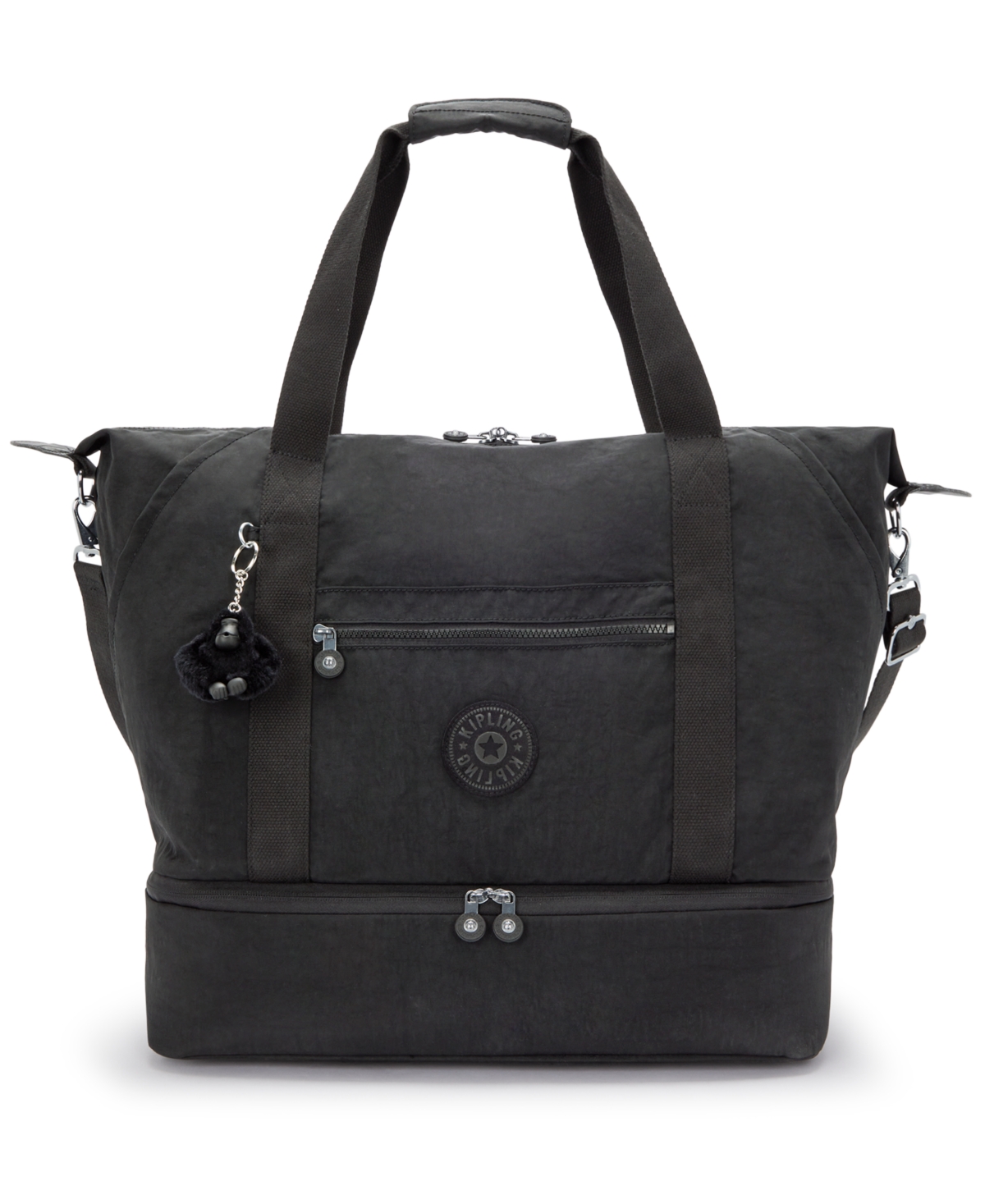 Click here for Kipling Art Medium Weekender Tote Bag - Black Noir prices