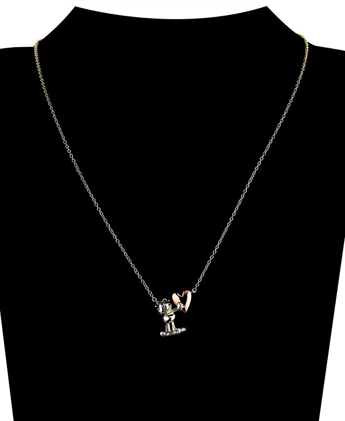 Unwritten 14K Gold Plated Garfield Necklace - Macy's