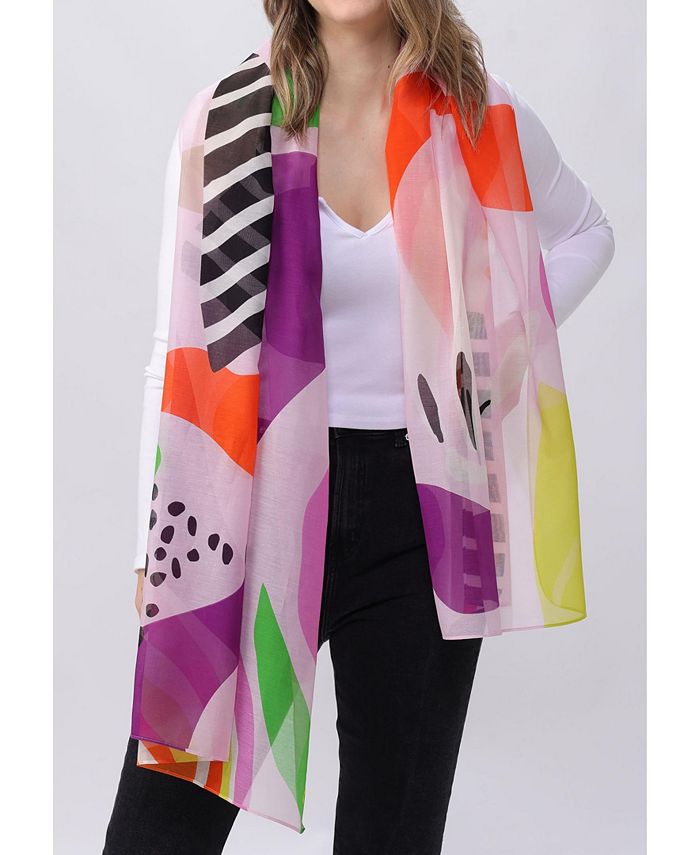 FRAAS Women's Graphic Fruit Scarf - Macy's