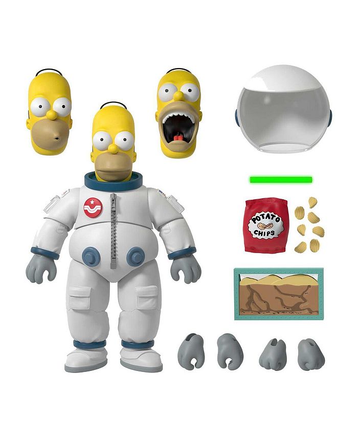 Super 7 Homer Simpson The Simpsons Deep Space Homer ULTIMATES! Figure ...