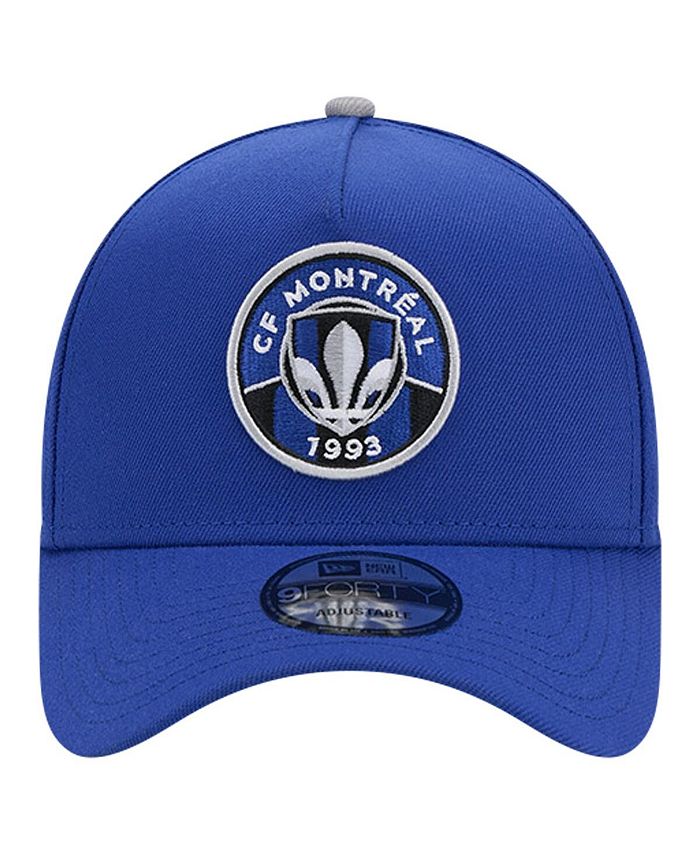 New Era Men's Blue CF Montreal 2024 Kick Off Collection 9FORTY A-Frame ...