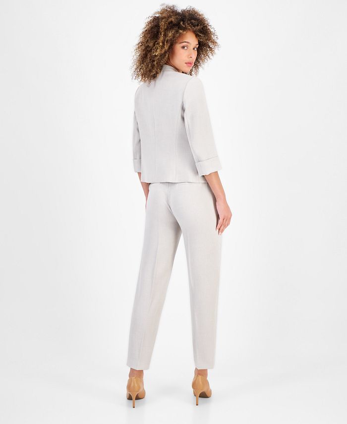 Kasper Women's Pebbled Crepe Blazer & Pants - Macy's