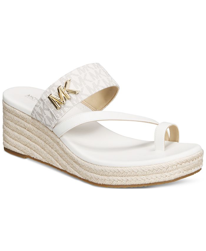Michael Kors Women's Jilly Espadrille Platform Wedge Sandals - Macy's
