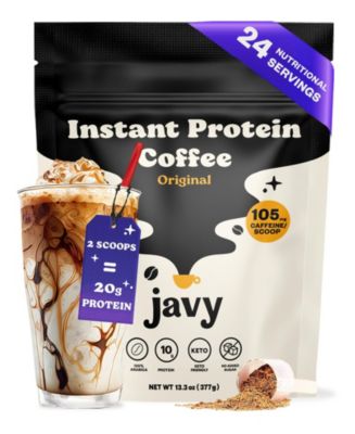 Javy Coffee Javy Instant Coffee High Protein Powder, Iced Coffee ...