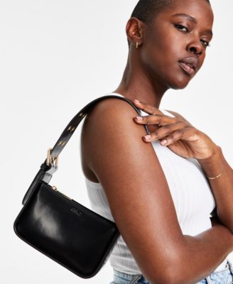 MAX+min Brooklyn Leather Shoulder Bag - Macy's